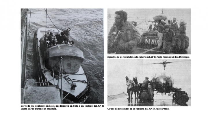 La historia del rescate aeronaval en Isla Decepción en 1967 ...
