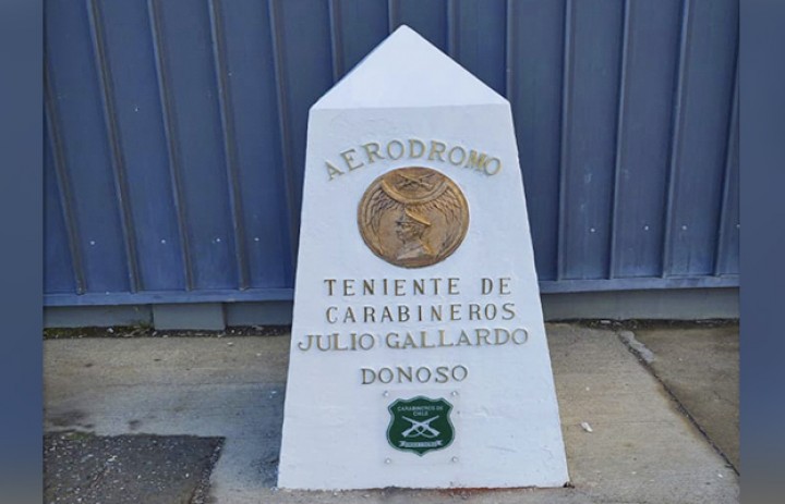 Nueva imagen del Monolito al Teniente de Carabineros Julio Gallardo en ...